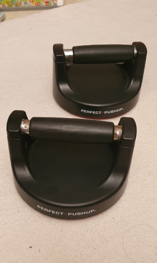 Perfect pushup rotating push-up bars, Sports Equipment, Exercise ...