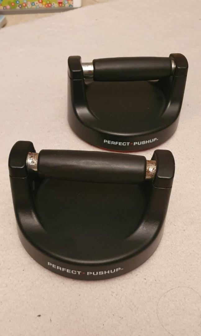 Perfect pushup rotating push-up bars, Sports Equipment, Exercise ...