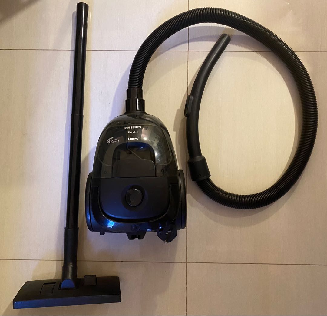 Philips EasyGo Bagless Vacuum Cleaner 1400W, TV & Home Appliances ...