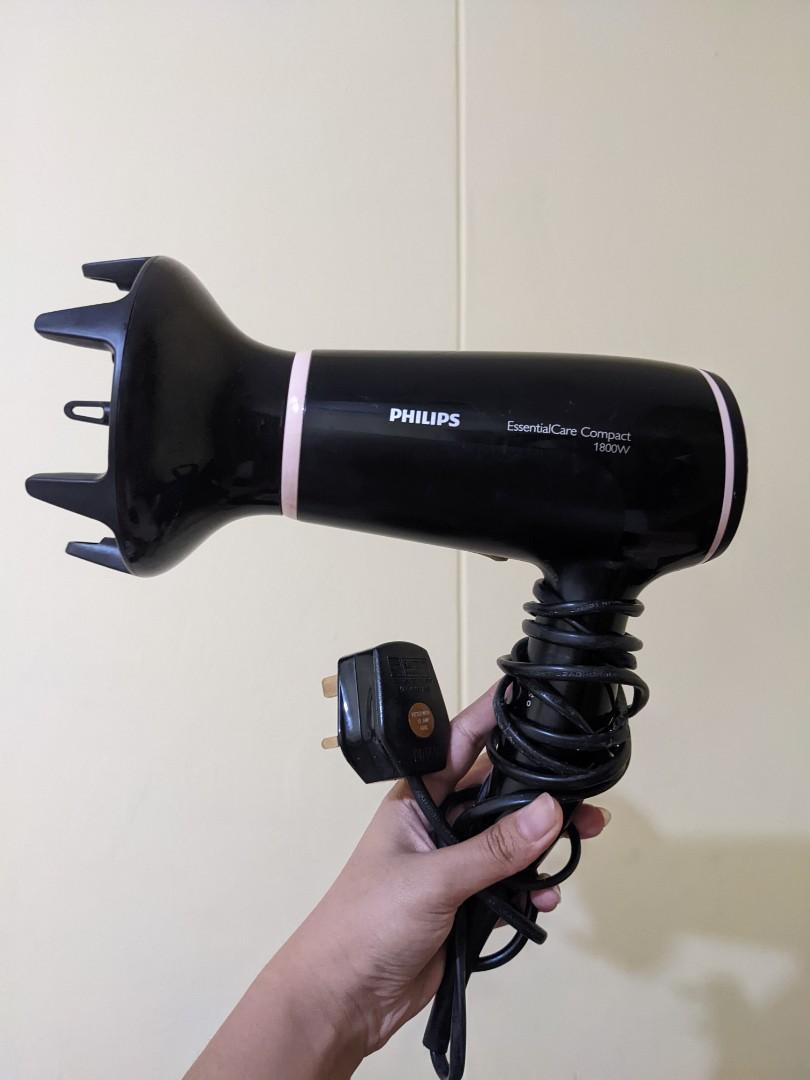 Philips Hairdryer with Diffuser, Beauty & Personal Care, Hair on Carousell