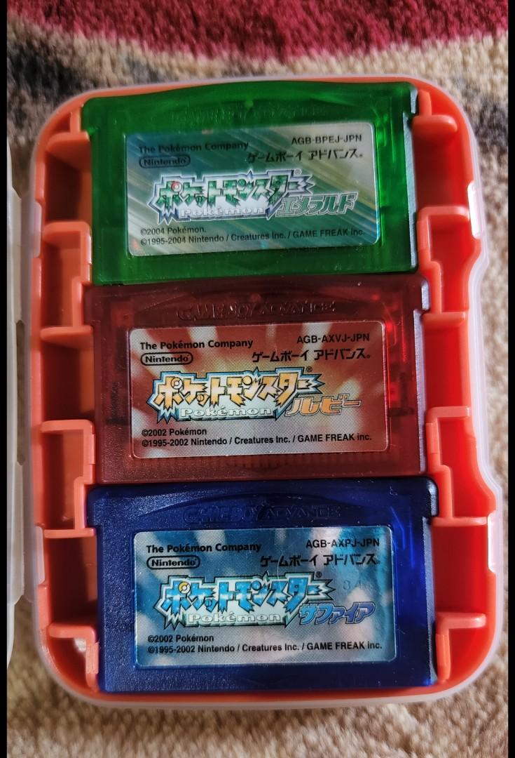 Pokemon Japanese GBA Carts, Video Gaming, Video Games, Nintendo on ...