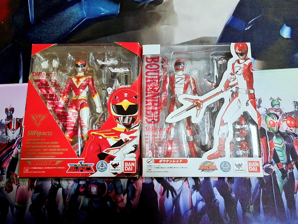 Power Rangers/Sentai SH Figuarts: Chojin Sentai Jetman Red Hawk & GoGo ...