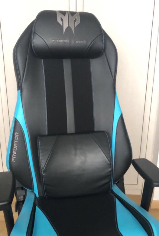 Predator x Osim Gaming Chair (Blue) and, Furniture & Home Living ...