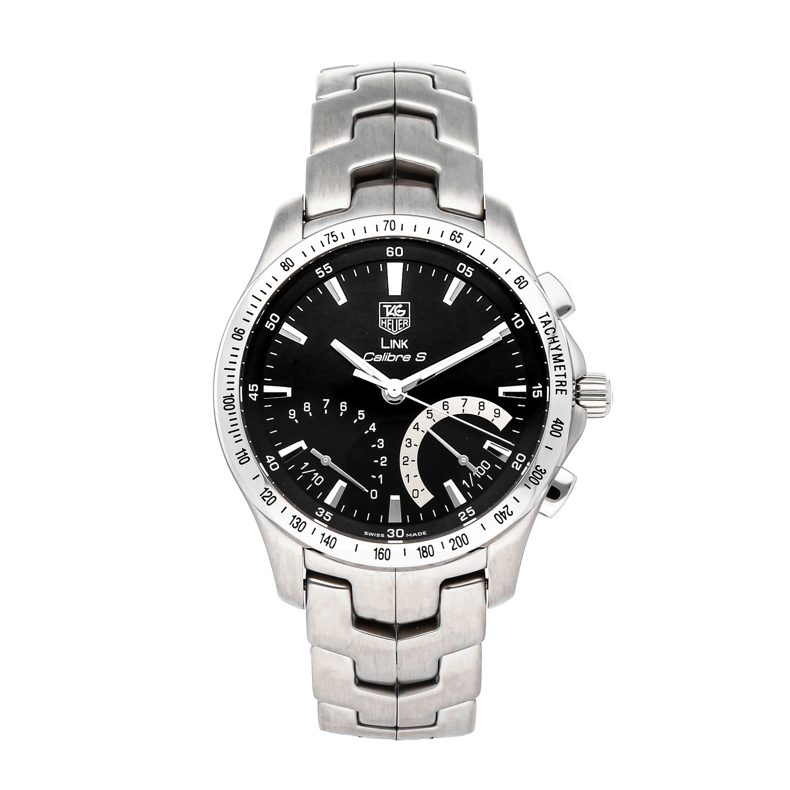 Pre-Owned Tag Heuer Link Calibre S Chronograph CJF7110.BA059, Luxury ...