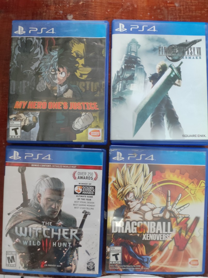PS4 GAMES FOR SALE, Video Gaming, Video Games, PlayStation on Carousell