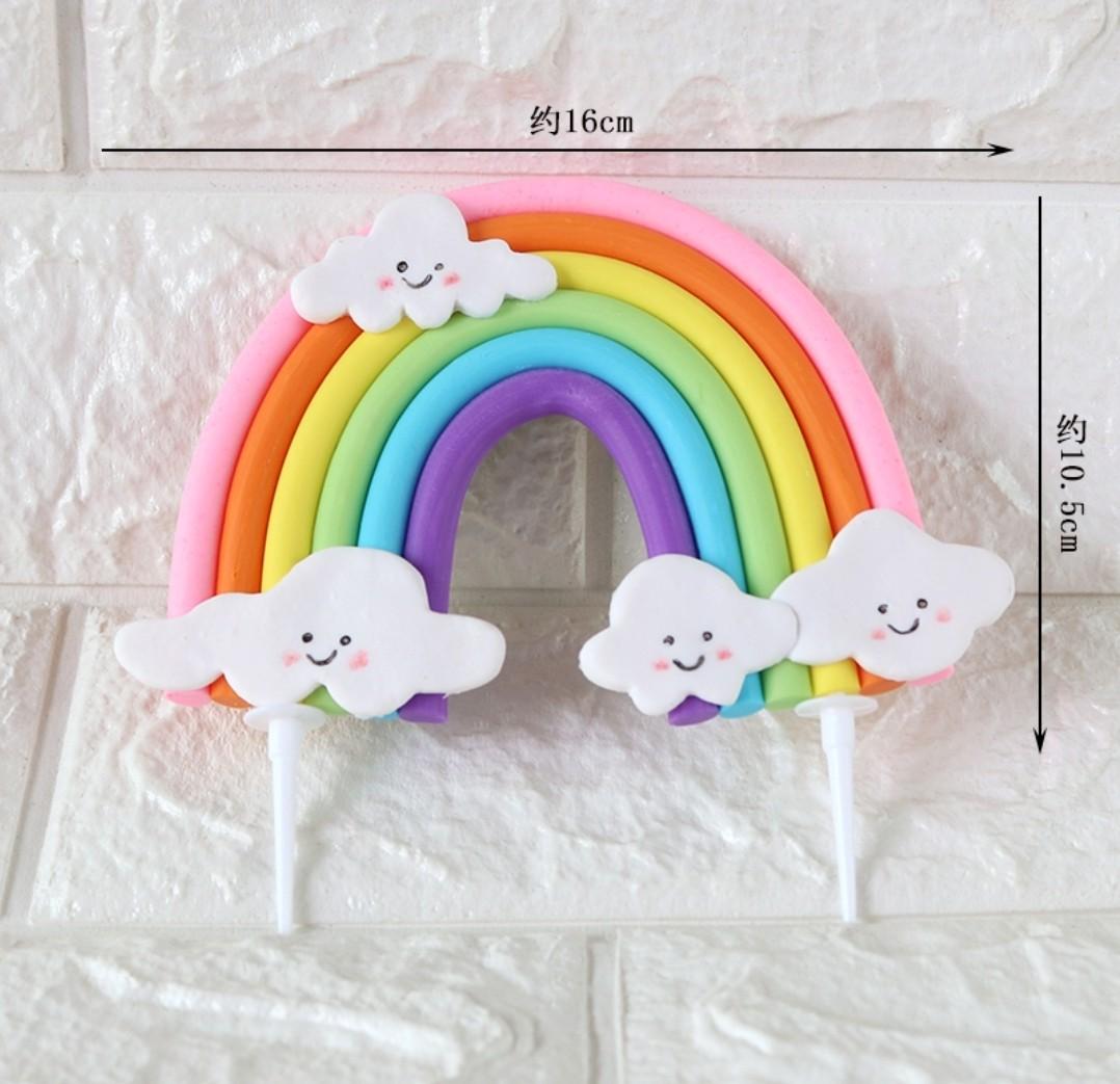 Rainbow topper, Hobbies & Toys, Stationery & Craft, Occasions & Party ...