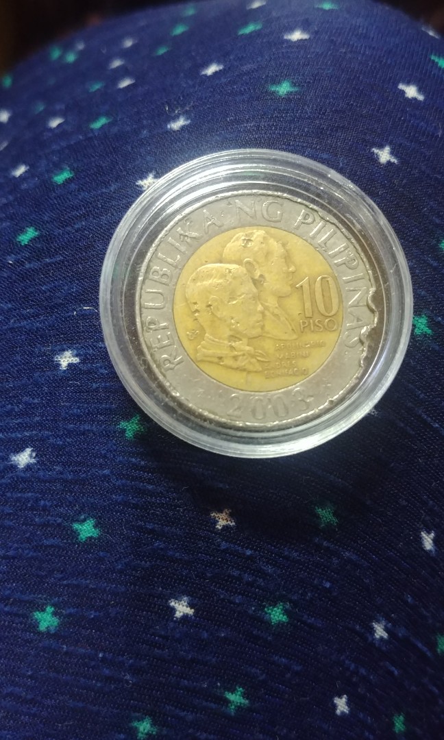 Rare Error ten peso coin, Hobbies & Toys, Memorabilia & Collectibles ...