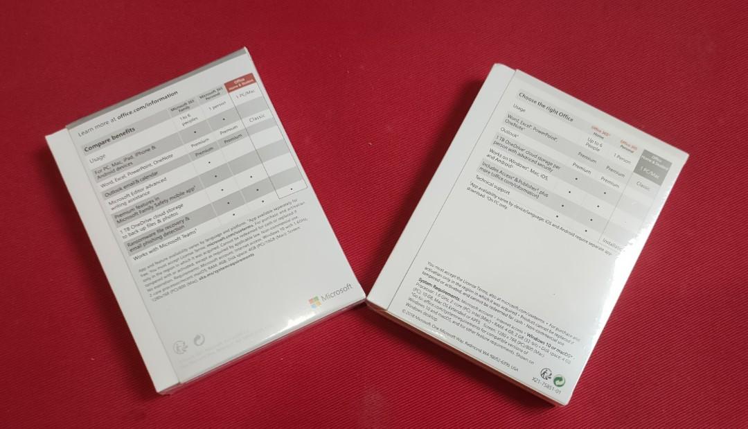 Box Retail Pack Microsoft Ms Office Home and Student 2019/2021 for ...