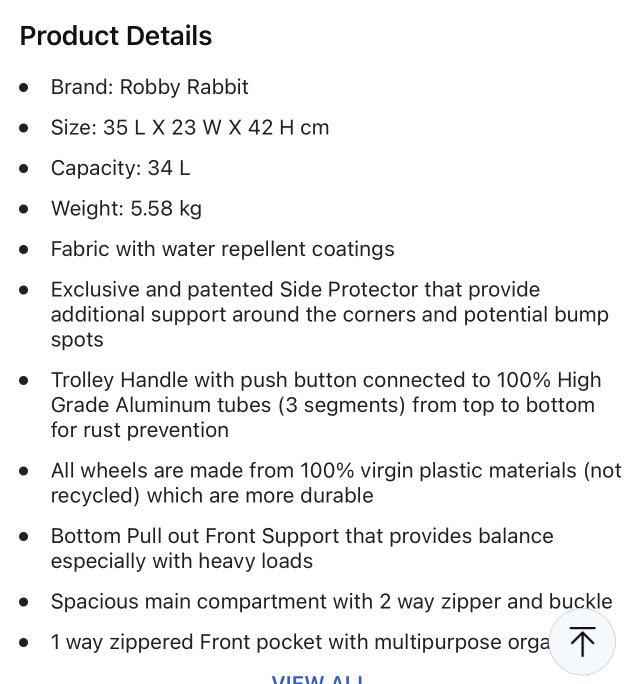 Robby Rabbit Monster kids travel trolley bag, Hobbies & Toys ...