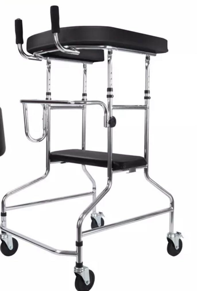 Rollator walking aid for stroke patient, Health & Nutrition, Assistive ...