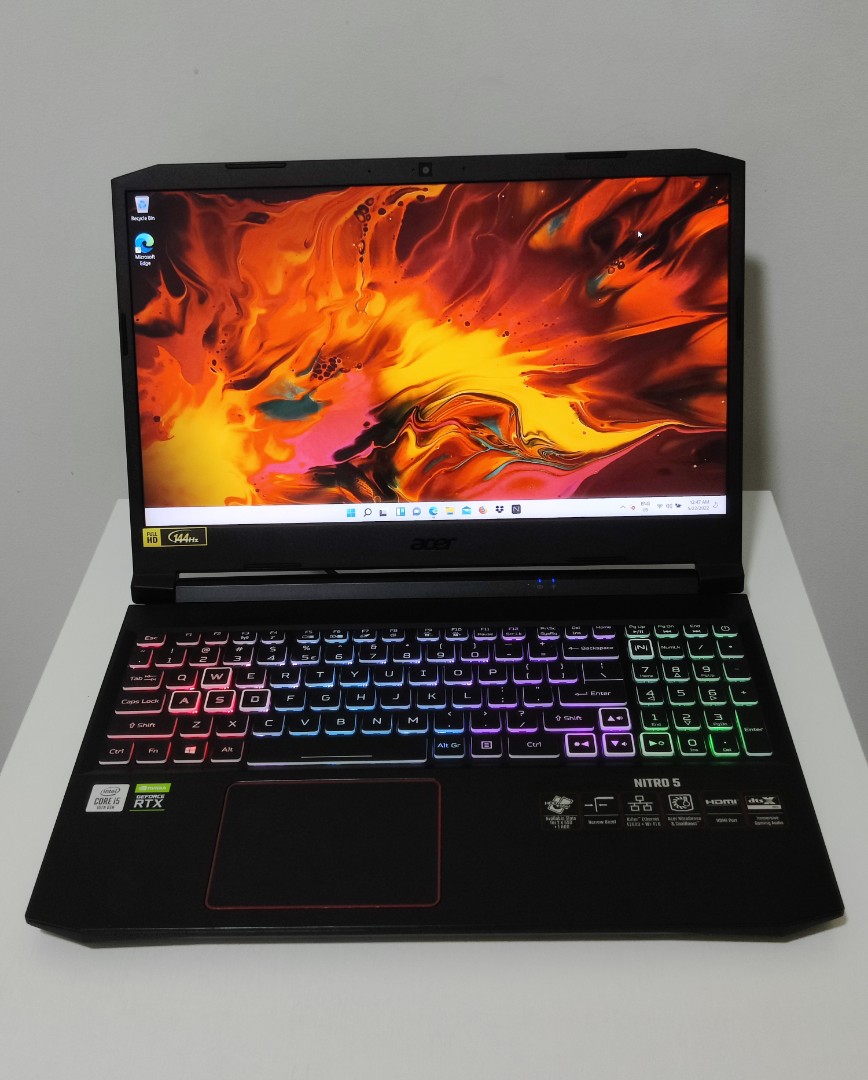 RTX2060 10th gen gaming laptop Acer nitro 5 1TB SSD 16GB RAM 144Hz ...