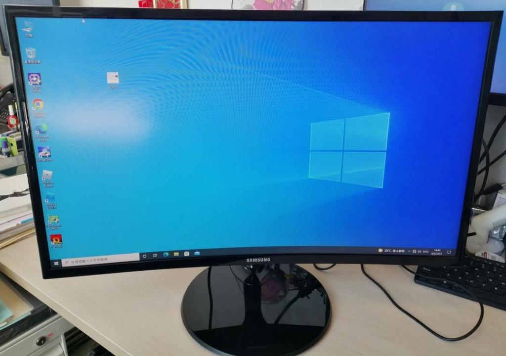 Samsung 27吋曲面顯示器 C27F390FHC Curved Monitor, 電腦＆科技, 電腦周邊及配件, 電子屏幕 ...