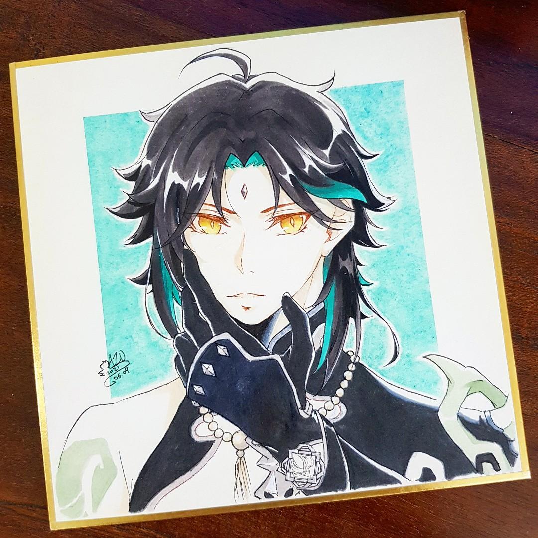 Shikishi Art Commission (Genshin Impact/Bungou Stray Dogs/Haikyuu/Tears ...