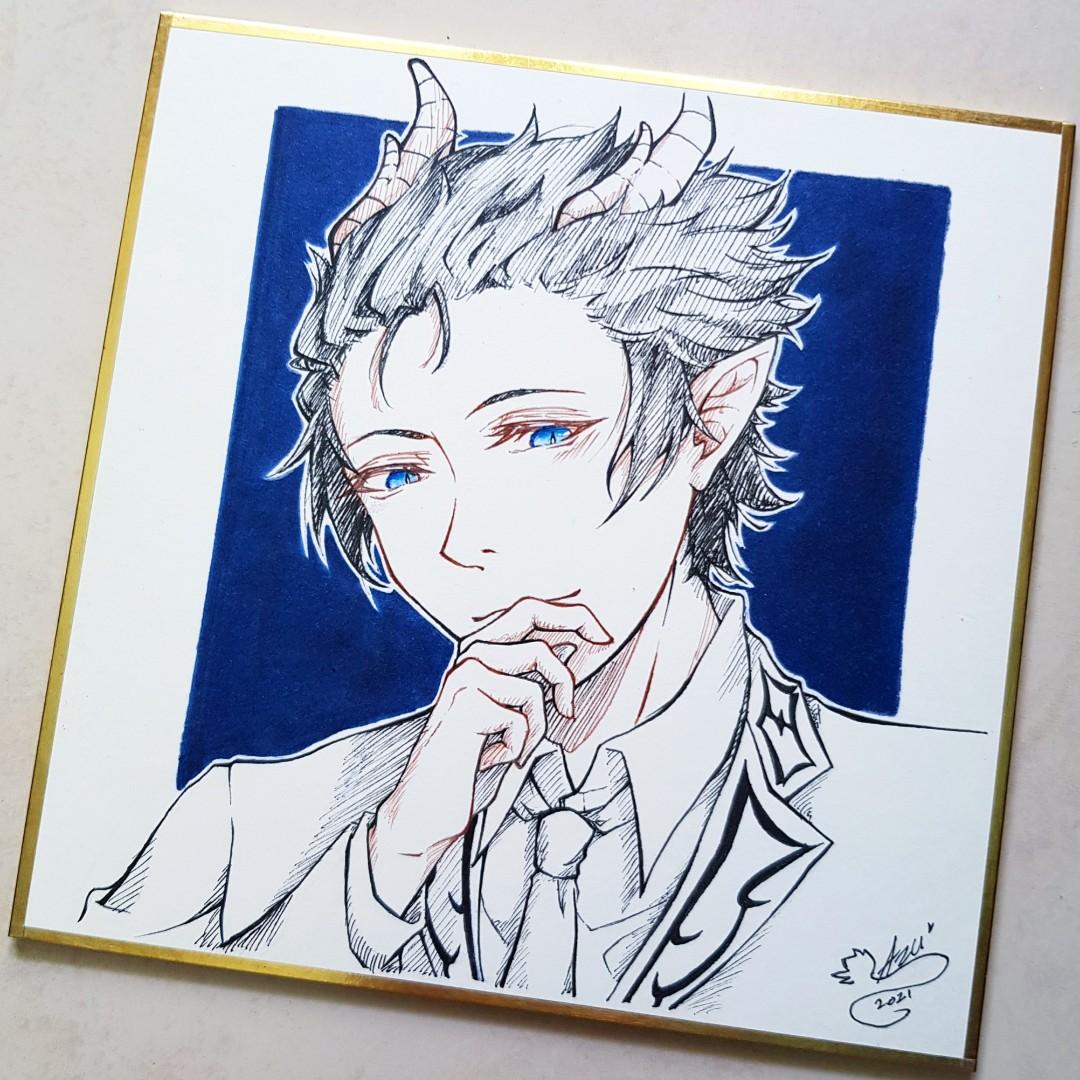Shikishi Art Commission (Genshin Impact/Bungou Stray Dogs/Haikyuu/Tears ...