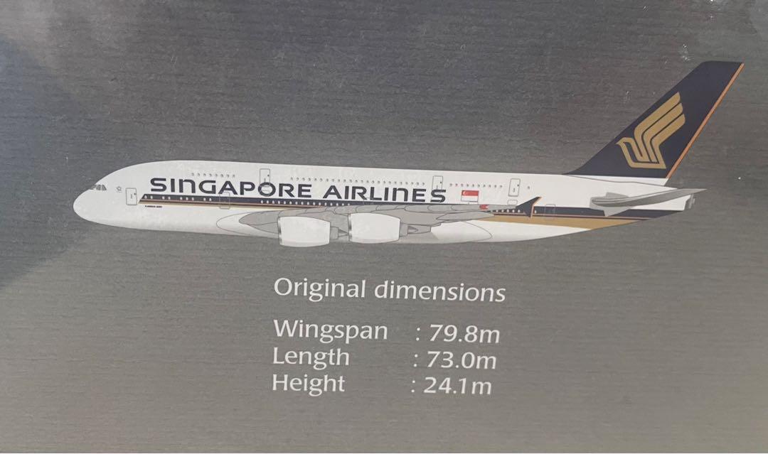 SIA A380 model plane inaugural flight, Hobbies & Toys, Memorabilia ...
