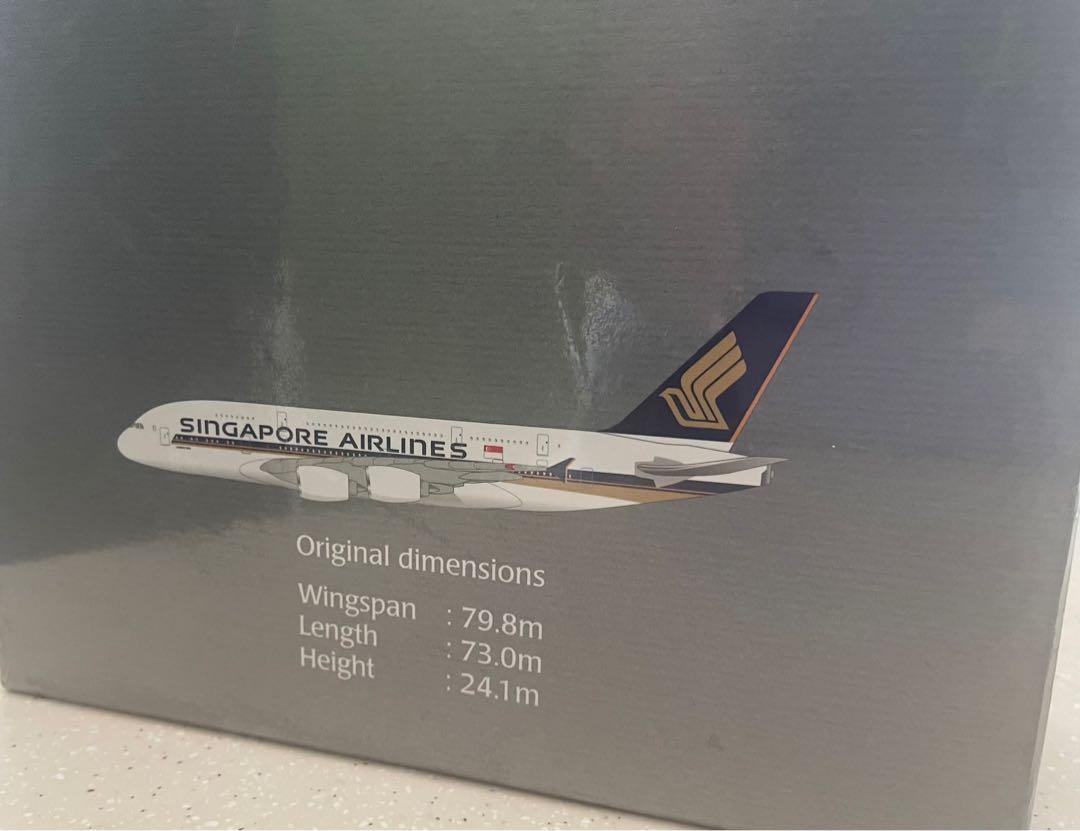 SIA A380 model plane inaugural flight, Hobbies & Toys, Memorabilia ...