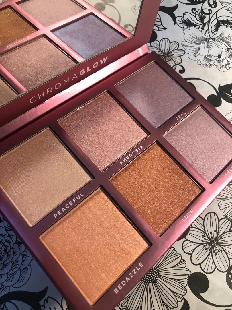 Sigma Chroma Glow Highlighter Palette, Beauty & Personal Care, Face ...