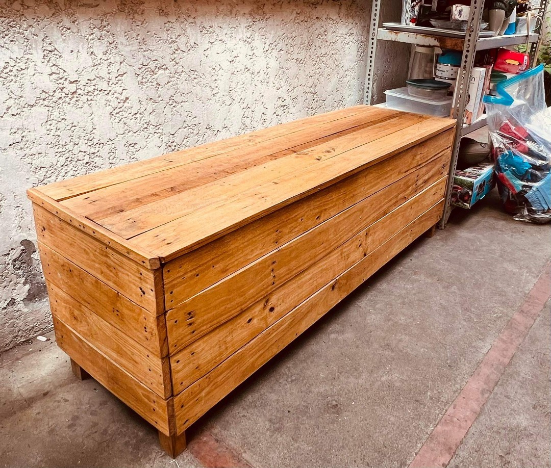 Wooden Storage box ( palochina), Furniture & Home Living, Furniture ...