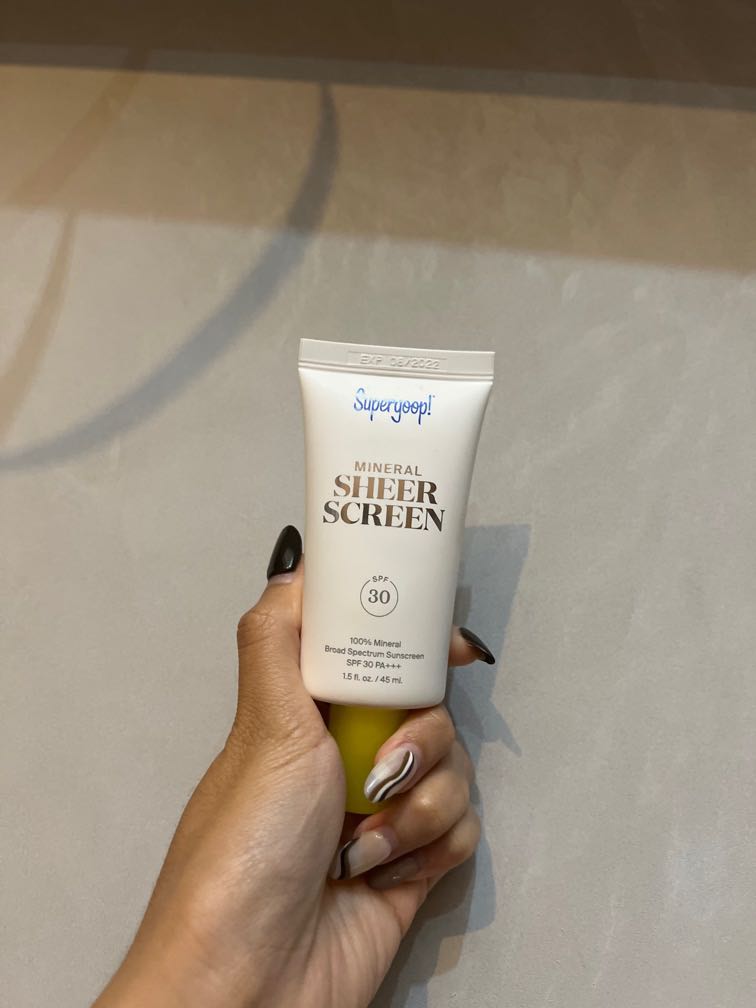 Supergoop Mineral Sheer Screen, Beauty & Personal Care, Face, Face Care ...