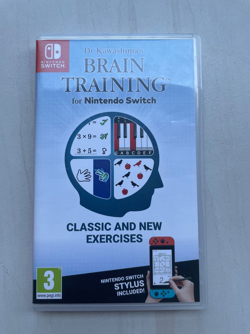 Switch Brain Training game, Video Gaming, Video Games, Nintendo on ...