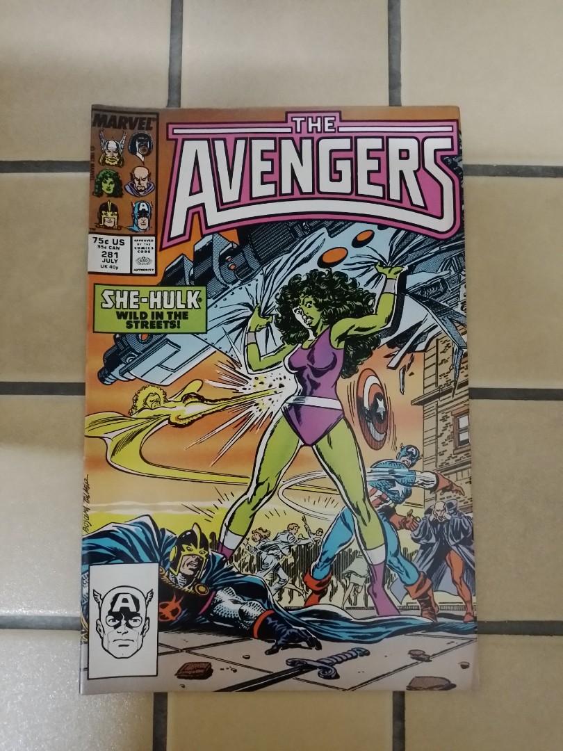 The Avengers #281 ( John Buscema ! - Cover Art ) Marvel Copper Age ...