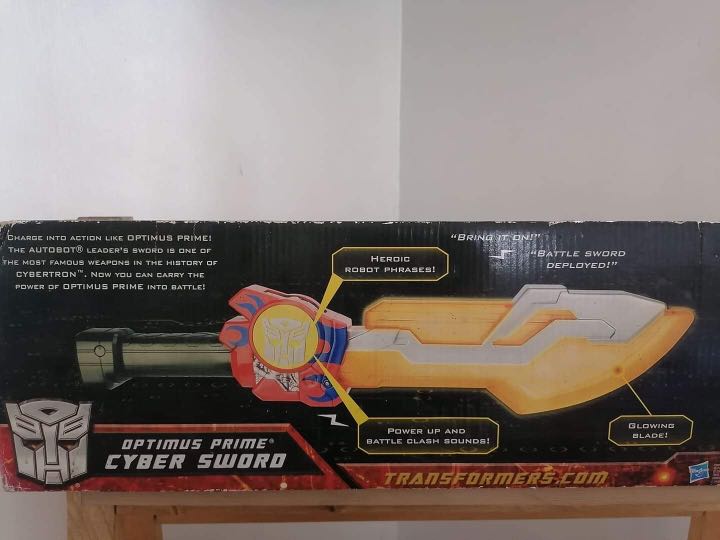 Transformers Optimus Prime Cyber Sword, Hobbies & Toys, Toys & Games on ...