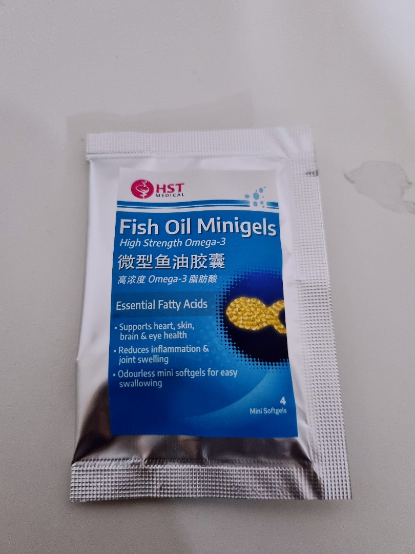 [Travel pack] HST fish oil minigels high strength omega-3, Health ...