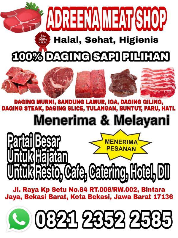 Daging Sapi Tulang Sop Tulang Iga Muda Brisket Bone 1 Kg Makanan