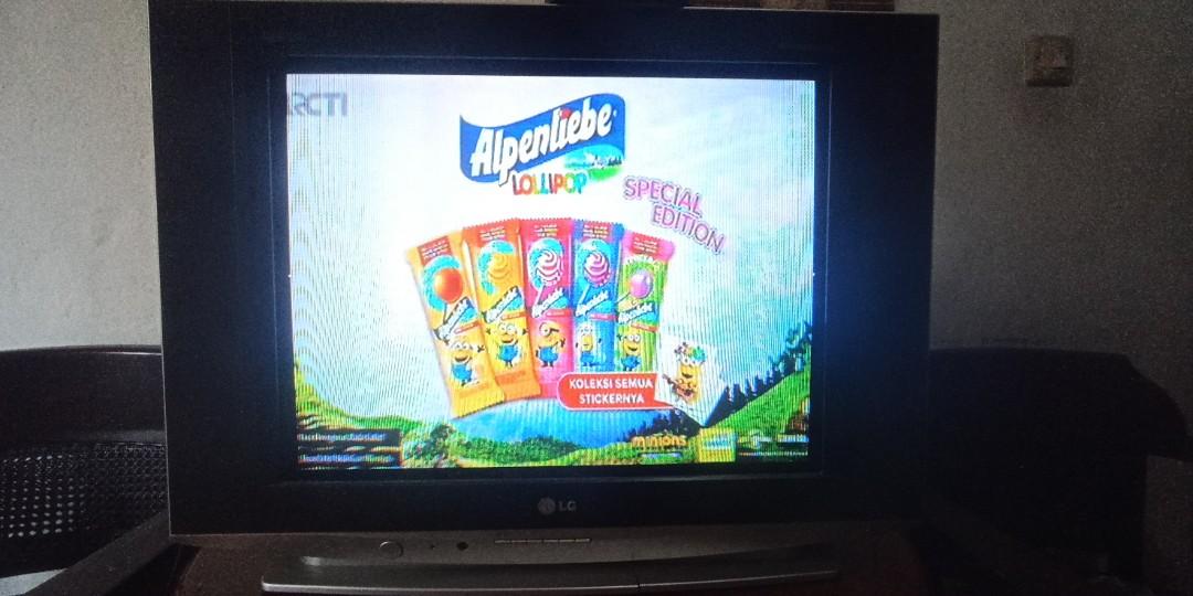 TV Tabung LG 21 inci Super Slim + STB Box, Elektronik, TV ...