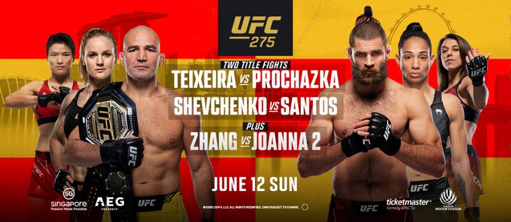 UFC 275: Teixeira versus Prochazka (2x ticketx). CAT 3, 229 Row 19. 12 ...