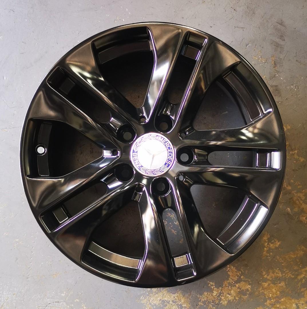 Used 16" Original Mercedes Rims, Car Accessories, Tyres & Rims on Carousell