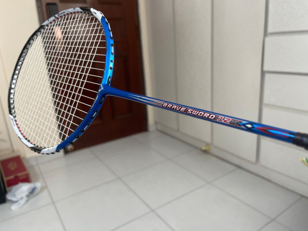 Victor Brave sword 12 badminton racket, Sports Equipment, Sports ...