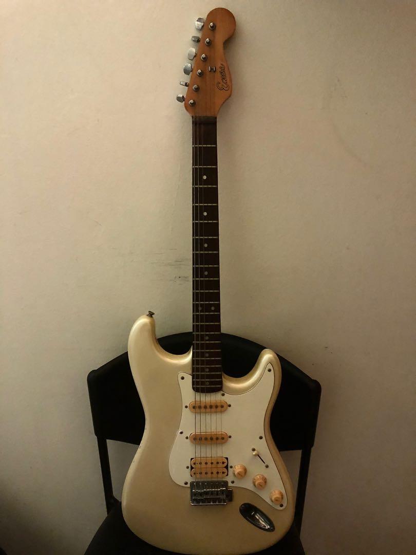 Vintage Encore Stratocaster electric guitar, Hobbies & Toys, Music ...