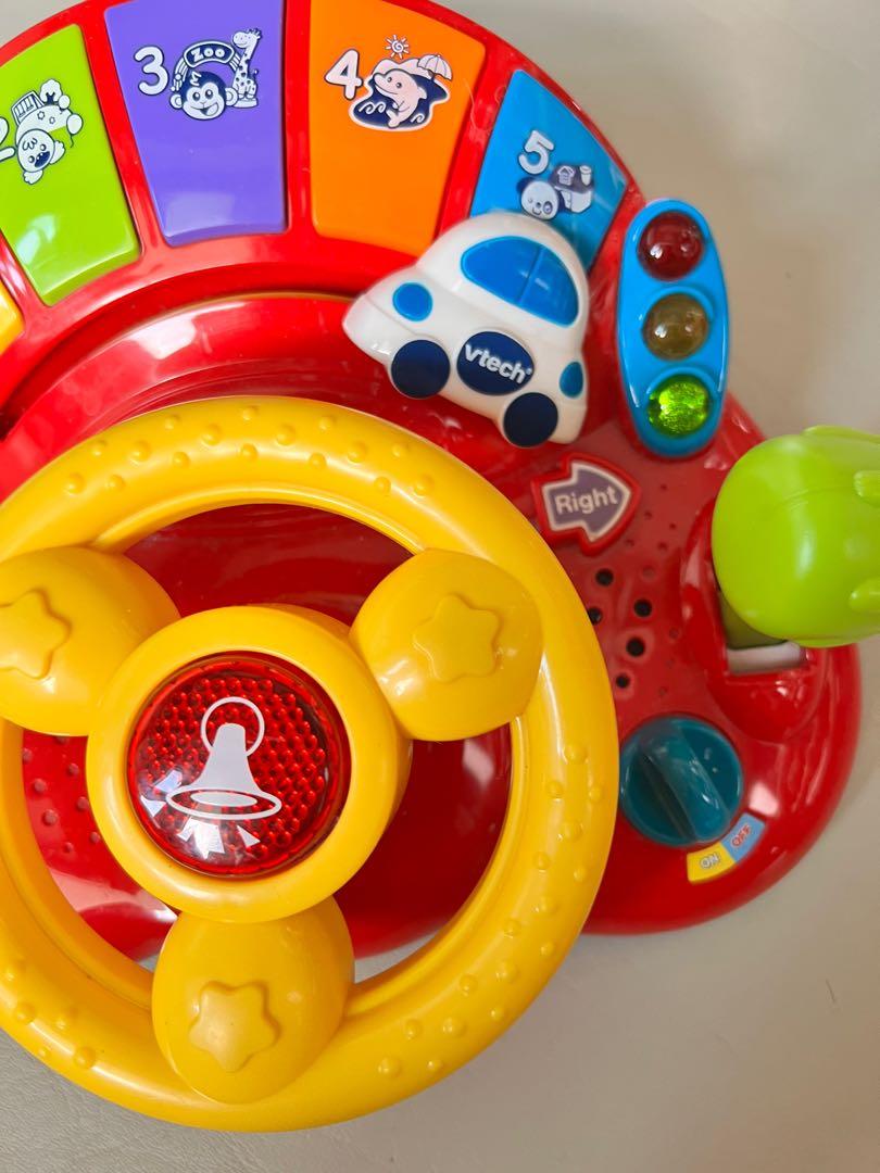Vtech Tiny Tot Driver Toy, Babies & Kids, Infant Playtime on Carousell