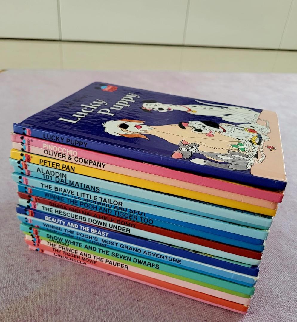 Walt Disney classic children story book set (original), Hobbies & Toys ...