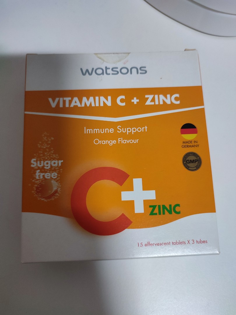 Watson Vitamin C + Zinc, Health & Nutrition, Health Supplements ...
