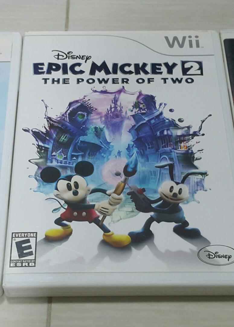 Wii Mario Strikers Charged N Strike Nerf Epic Mickey the power of two ...
