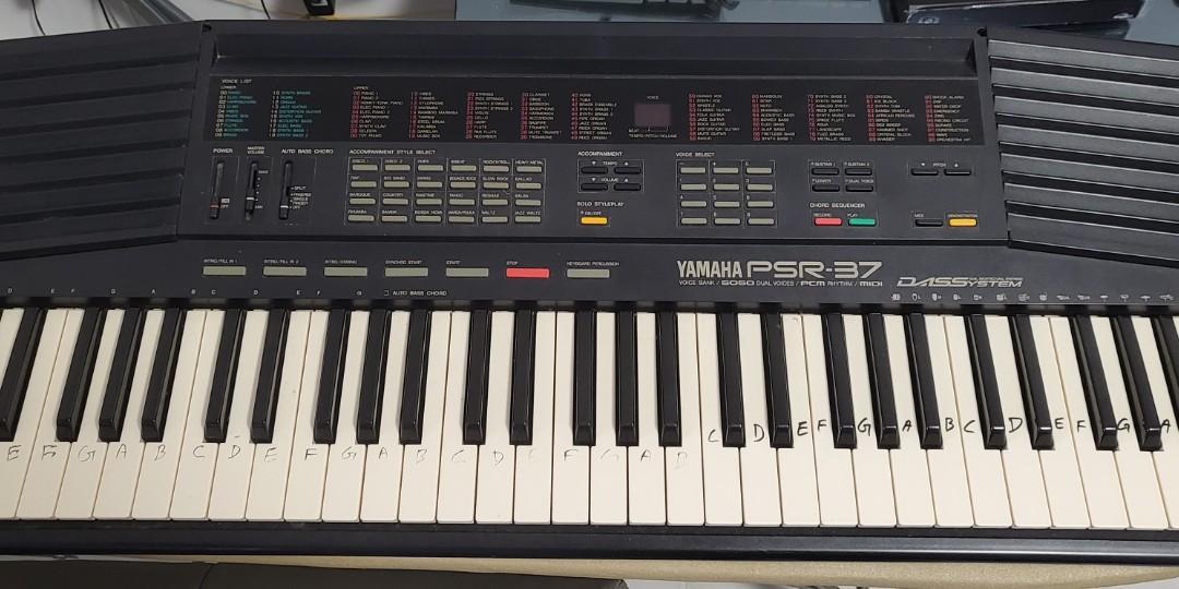 Yamaha PSR-37 Electronic Keyboard, Hobbies & Toys, Music & Media ...