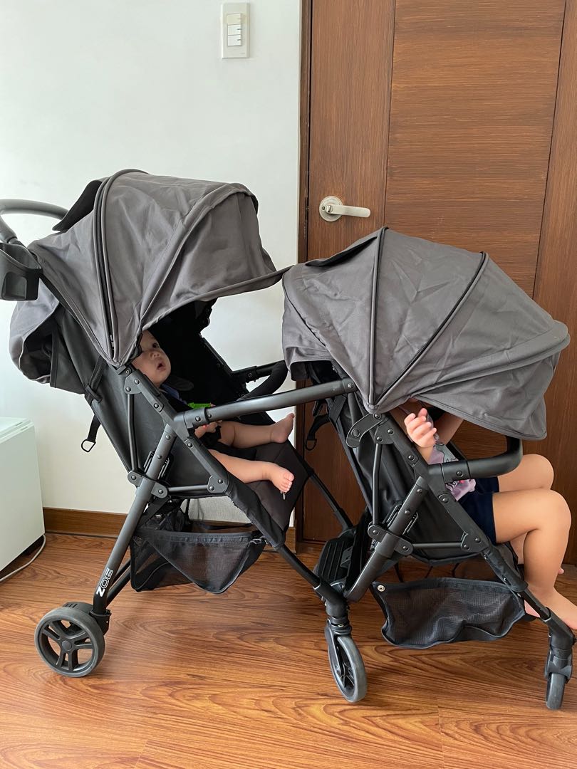 Zoe tandem/ double stroller, Babies & Kids, Going Out, Strollers on ...