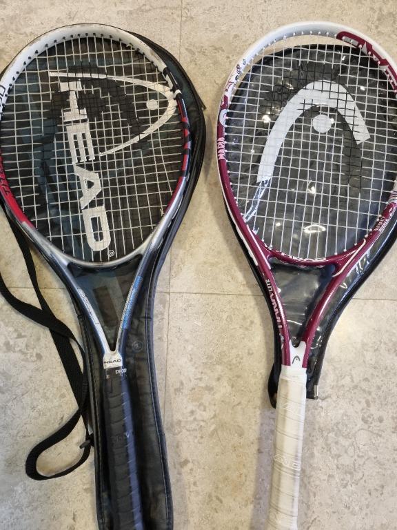 2 x Head Tennis Rackets, Sports Equipment, Sports & Games, Racket ...