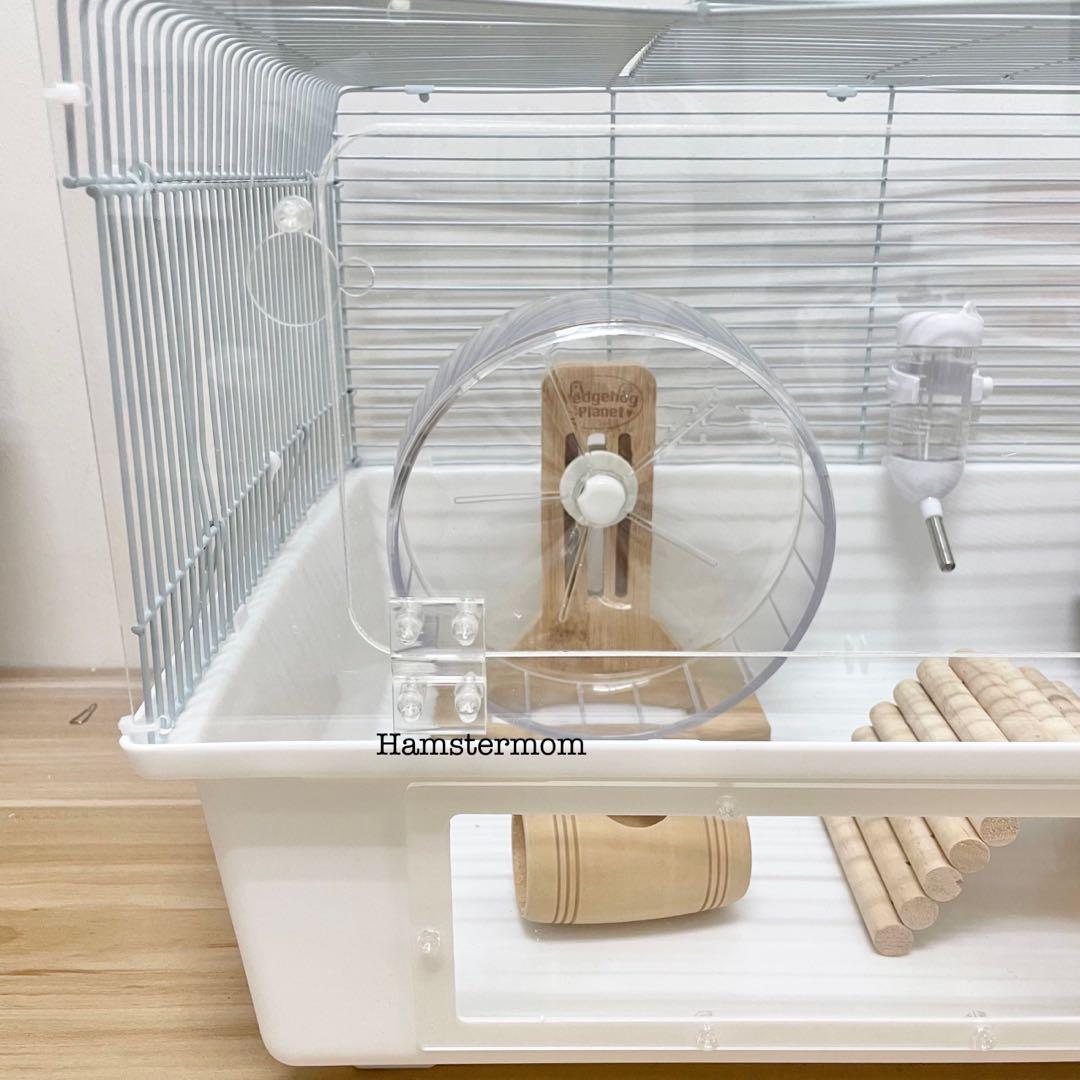 60cm Front Acrylic Hamster Bar Cage with Optional Toys & Accessories ...