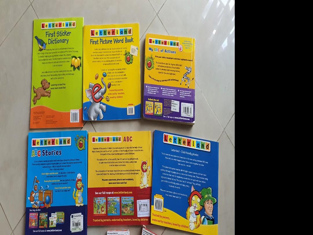 9X Letterland books flash cards, Hobbies & Toys, Books & Magazines ...