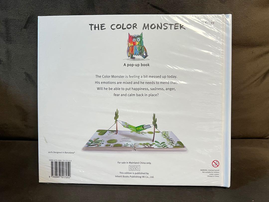 全新 立體書 the color monster by anna llenas pop up book 顏色怪獸, 興趣及遊戲, 書本 ...