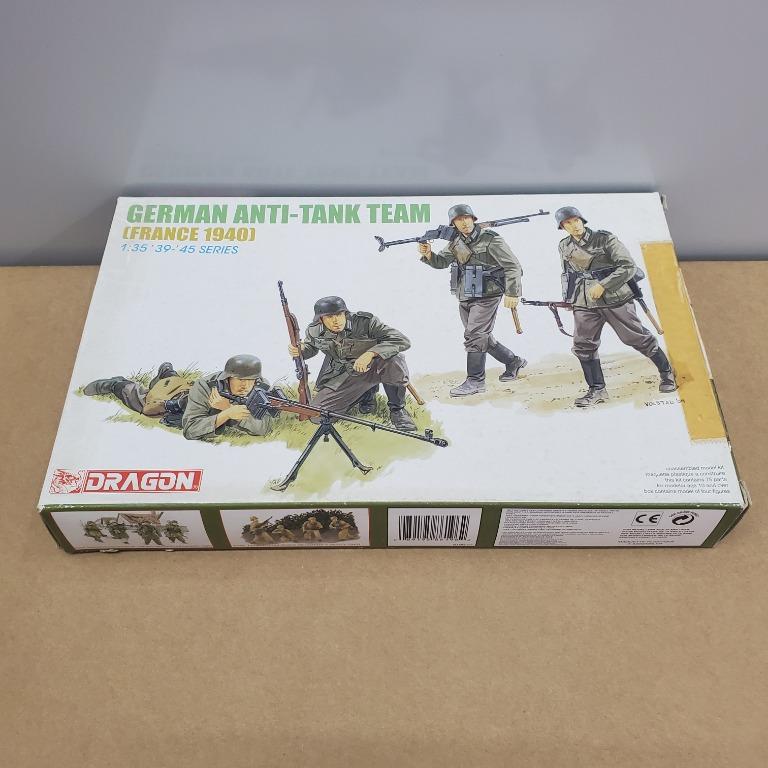 全新絕版 Dragon 威龍 6196 (2004年)-1/35-德國反坦克隊 / German Anti-Tank Team (France ...