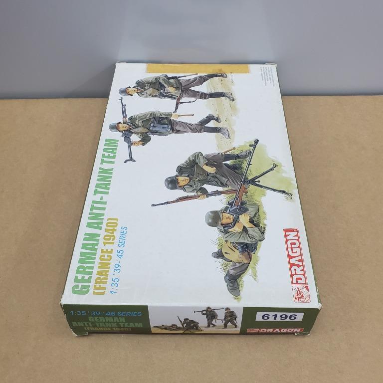 全新絕版 Dragon 威龍 6196 (2004年)-1/35-德國反坦克隊 / German Anti-Tank Team (France ...