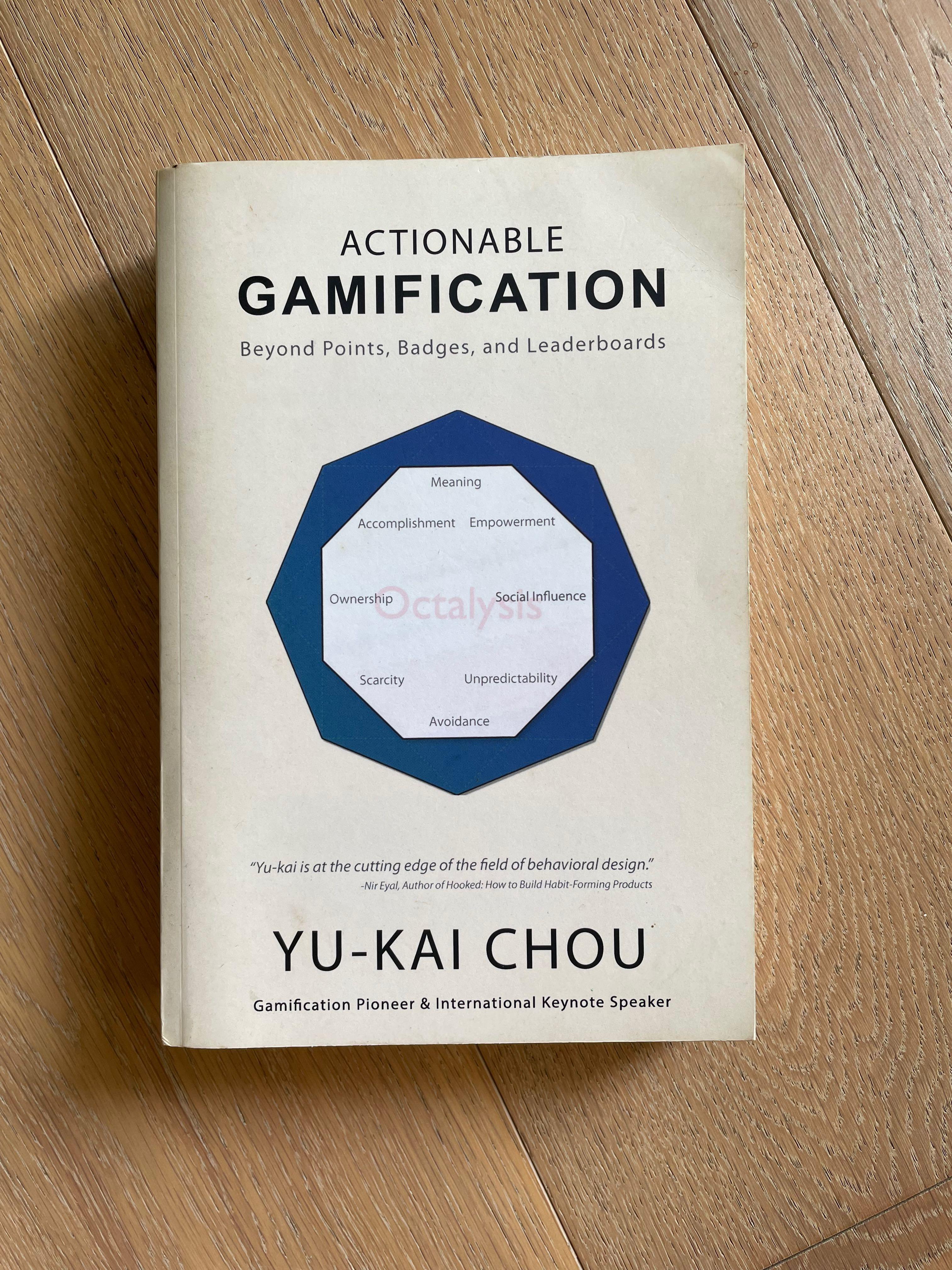 Actionable gamification by Yu-kai chou, Hobbies & Toys, Books ...