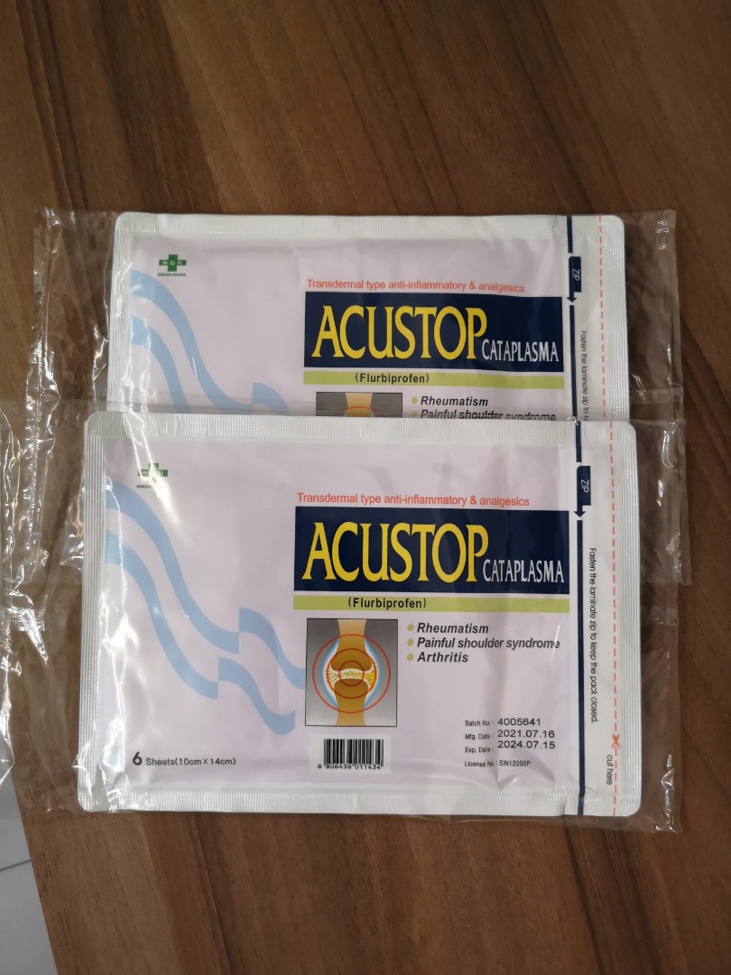 Acustop Cataplasma, Health & Nutrition, Medical Supplies & Tools on ...