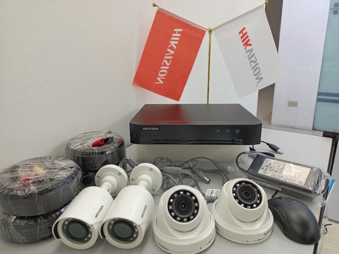 AFFORDABLE D.I.Y CCTV KIT HIKVISION BRAND 4CH 2MP Cctv Package., Furniture & Home Living ...