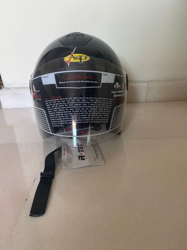 Asp Helmet, Motorcycles, Motorcycle Accessories on Carousell