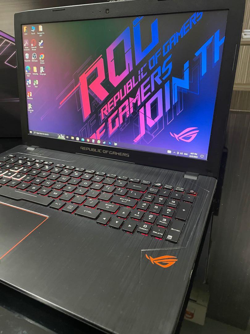 Asus Rog STRiX Gen 7th 2018 GTX 1050 Republic of Game Laptop Core i5 ...